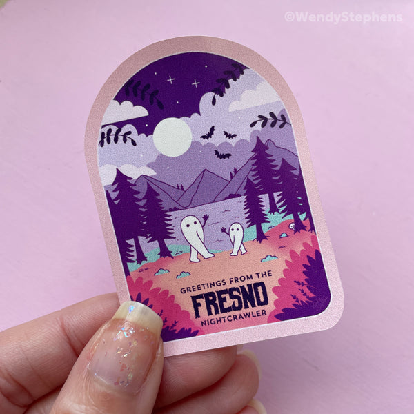 Cryptid Travel Poster Sticker Set: Mothman, Loch Ness, Fresno Nightcra ...